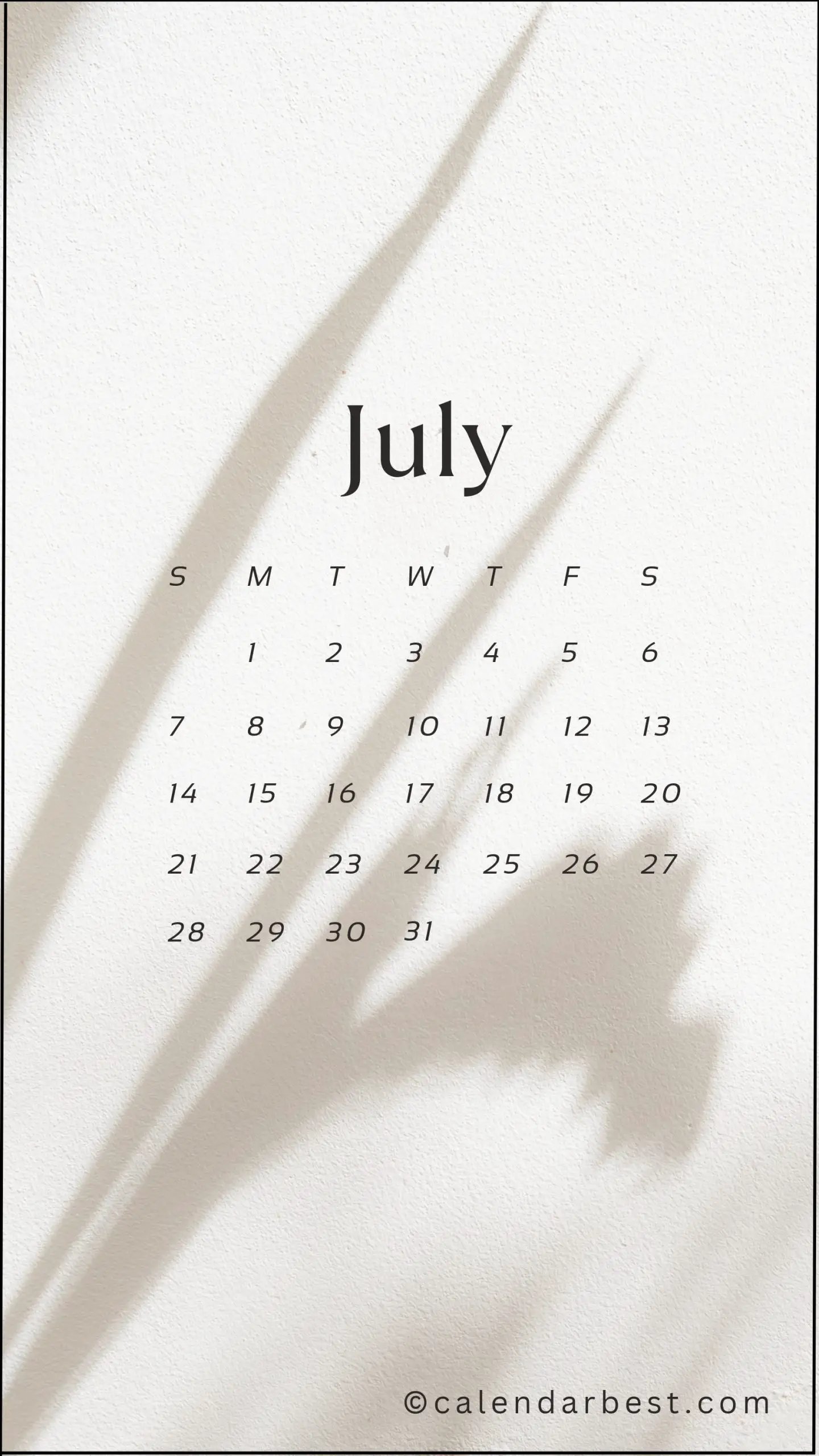 July Calendar 2024 with Holidays in PDF [Free]